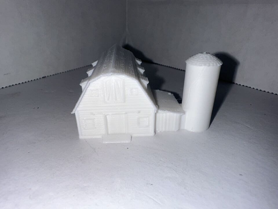 N Scale Barn / Farm Storage Shop Building 1:160 Train Layout Scenery ...