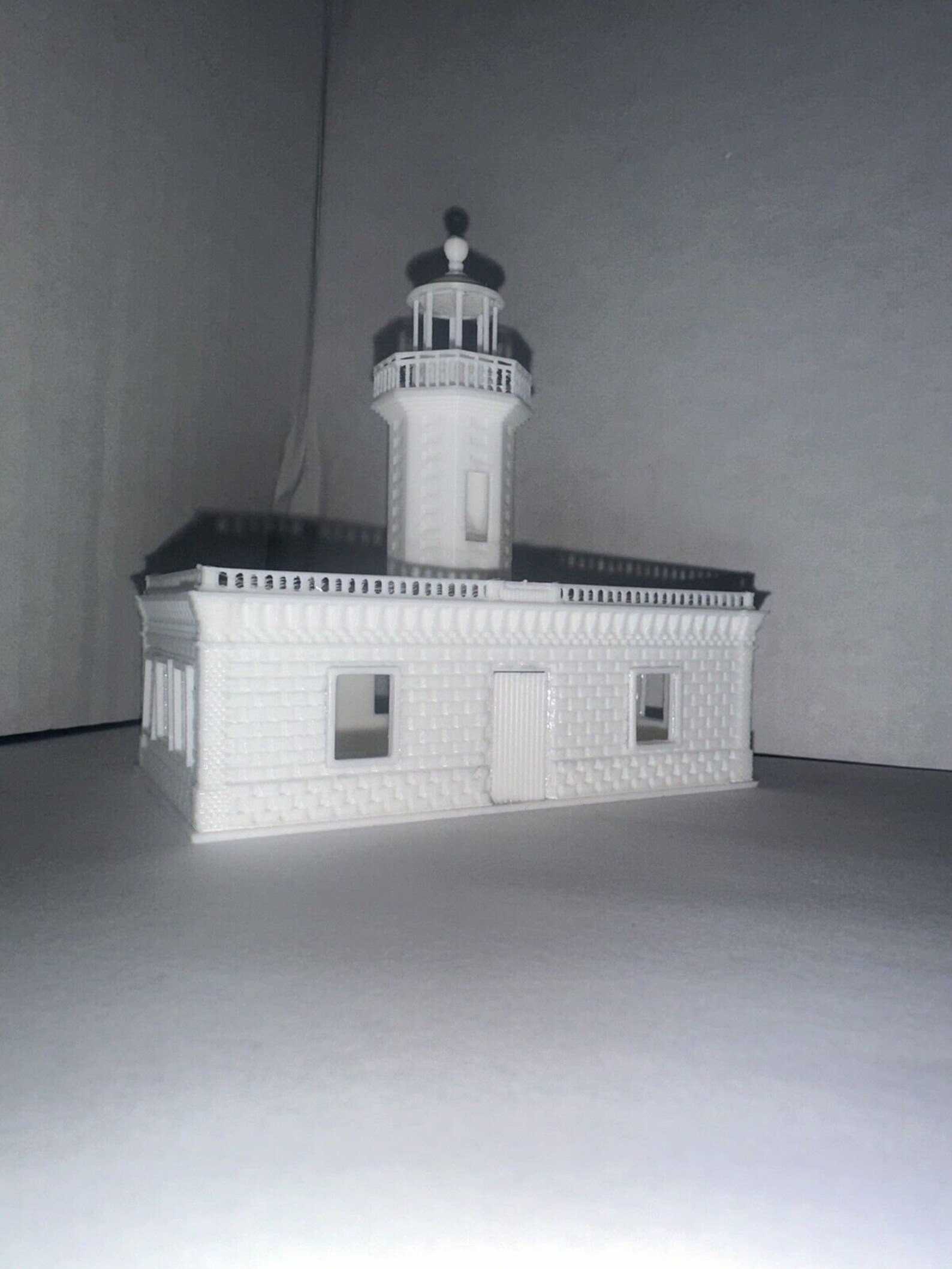 N Scale Lighthouse Nautical Classic Building 1:160 High Detail White ...