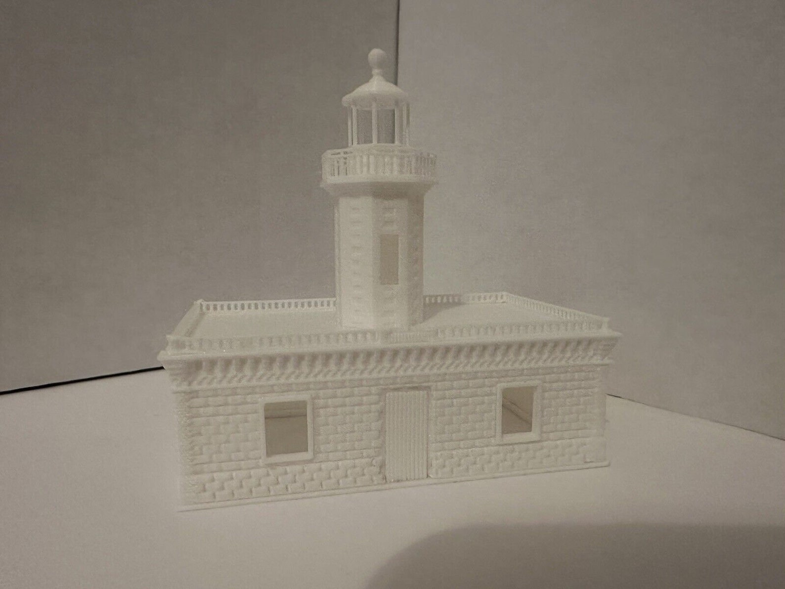 N Scale Lighthouse Nautical Classic Building 1:160 High Detail White ...
