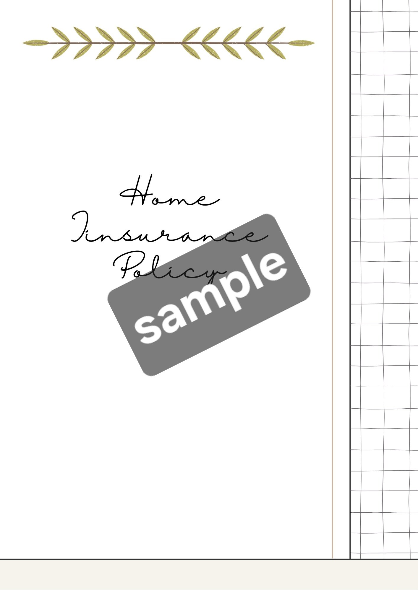 Important Home and Family Document Categories to Download and Print to ...