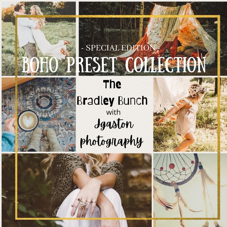 Boho Preset Collection Special Edition Bohemian Photo Editing - Etsy
