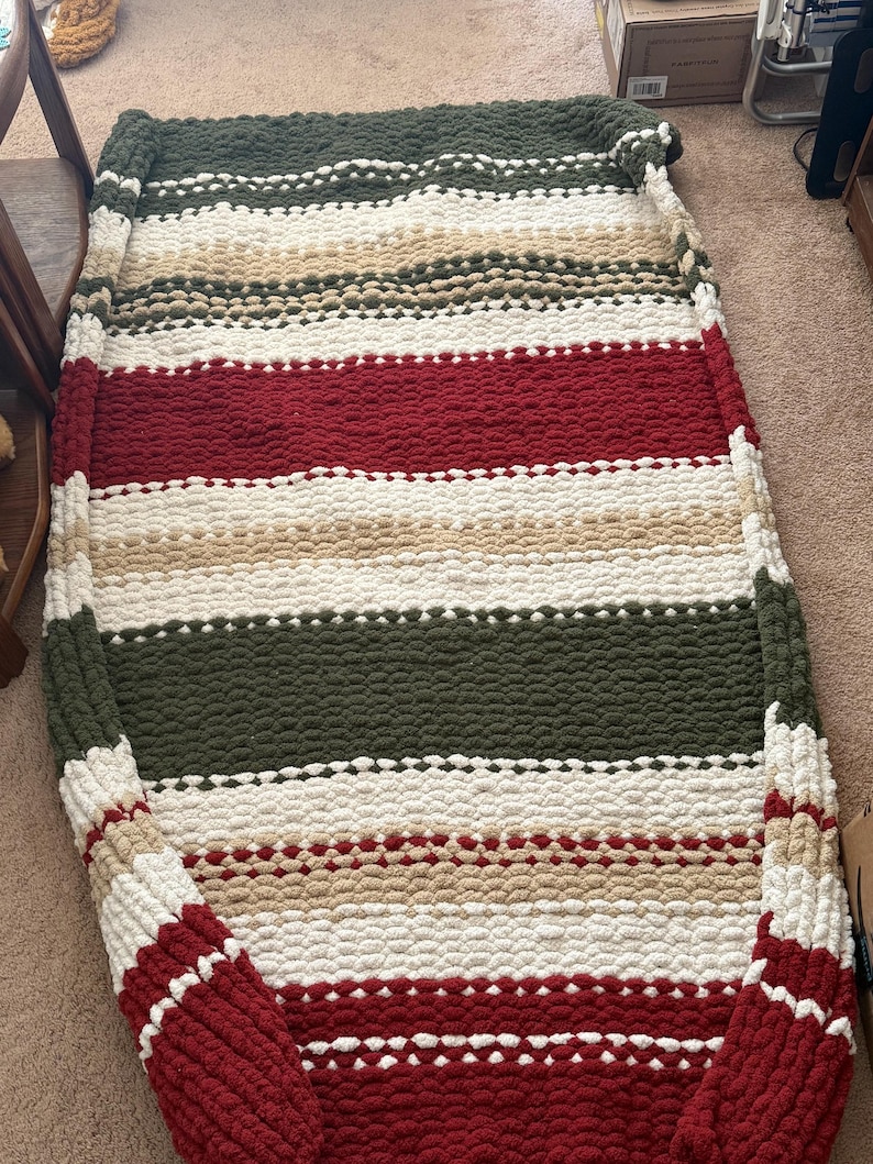 Soft & Cozy Hand Crocheted Blankets Sizes/colors Vary - Etsy