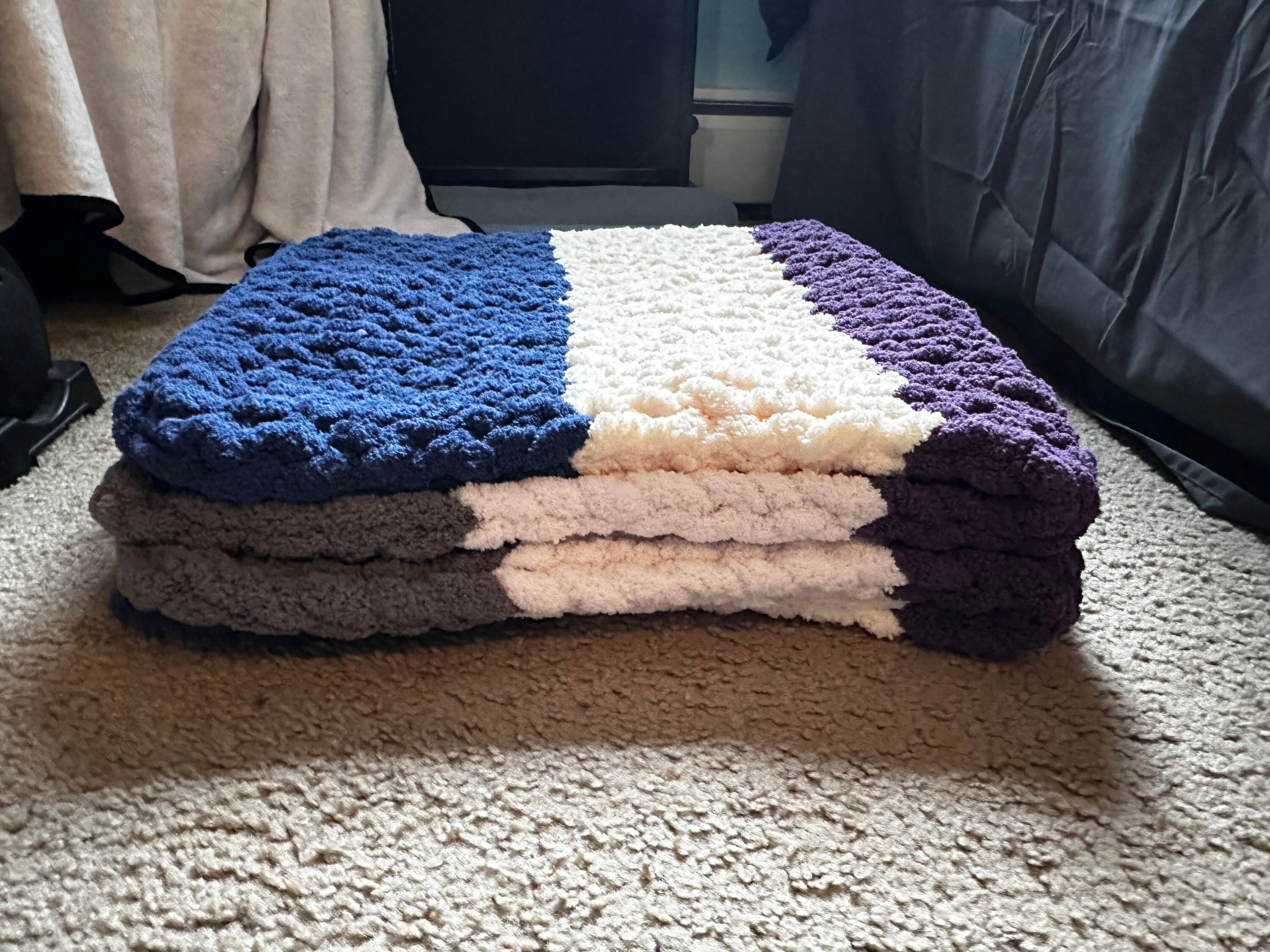 Soft & Cozy Hand Crocheted Blankets Sizes/colors Vary - Etsy