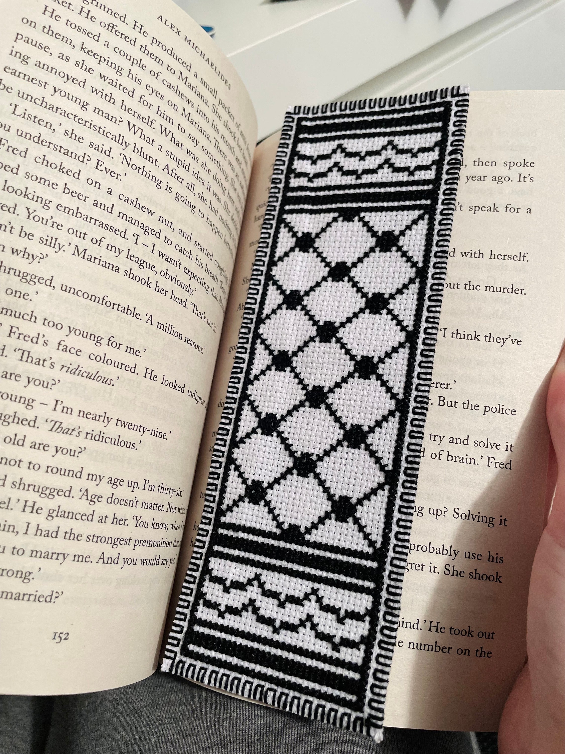Palestinian Keffiyeh Bookmark - Etsy