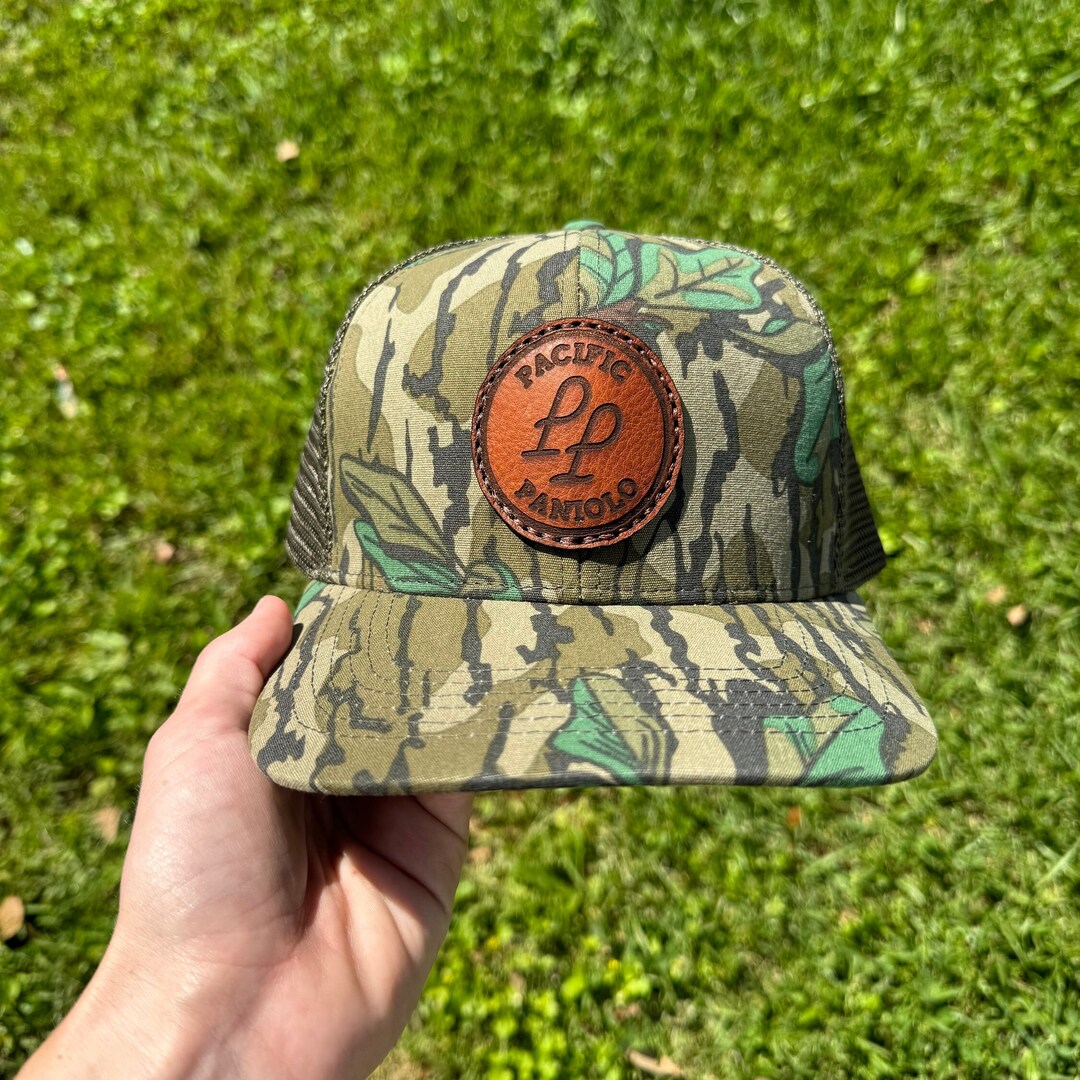 Pacific Paniolo Leather Patch Hat | Camo Snapback | Kaneohe Hawaii - Etsy