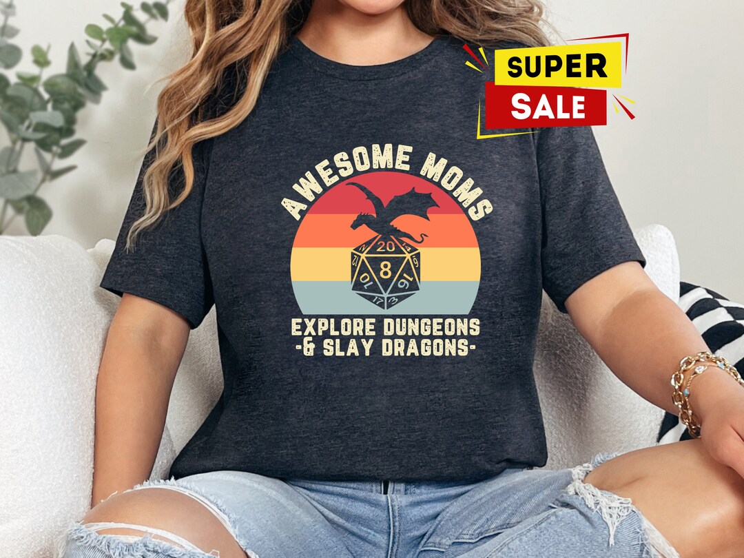 Mother's Day Dnd Shirt Dnd Mom Dnd Shirt Mom Dnd Women Shirt Dungeons ...