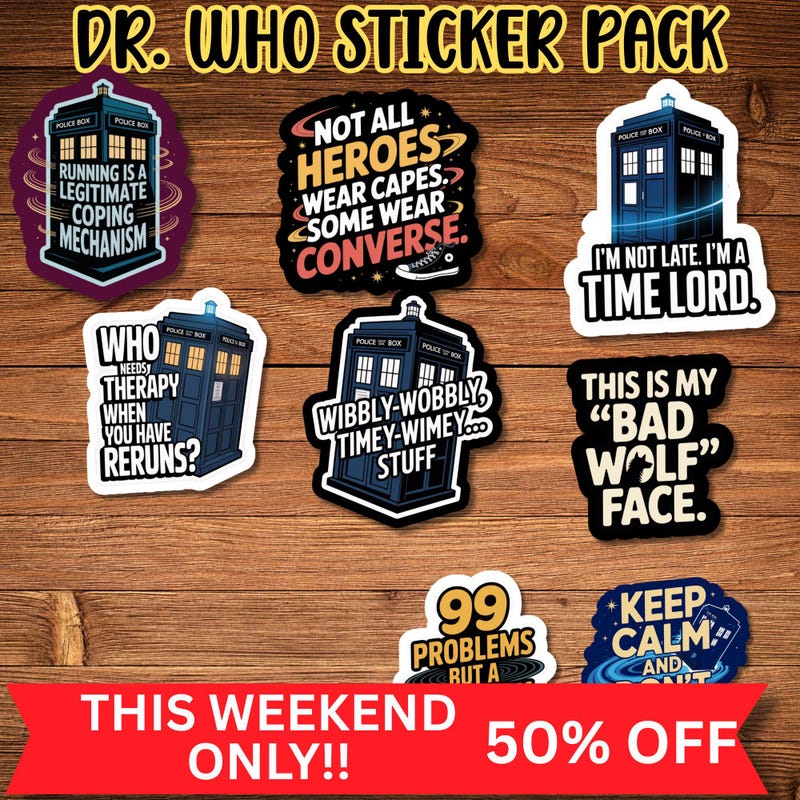 Doctor Who Decal - Etsy