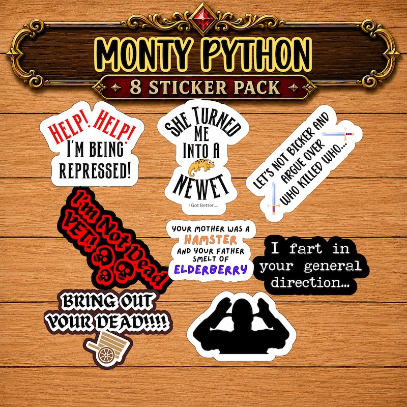 Stickers Monty Python - Etsy