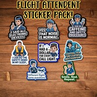 Crew Juice Claws| Flight Attendant Funny Sticker | Someflystuff - Etsy