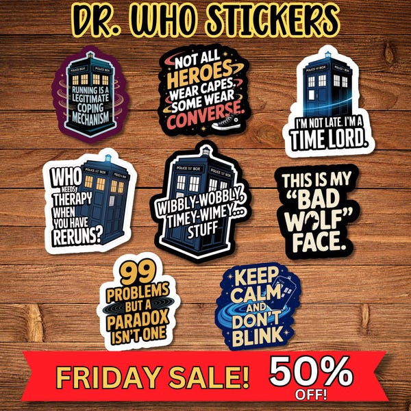 Doctor Who Sticker - Etsy