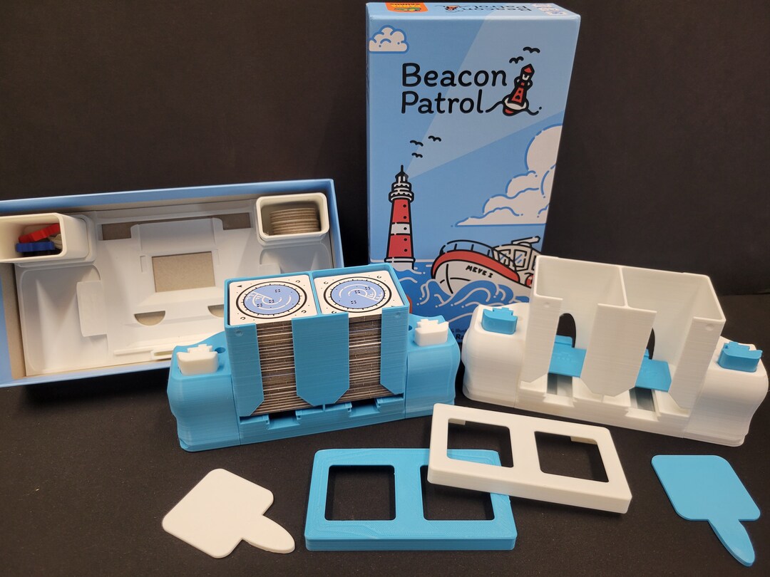 Beacon Patrol - Tile Tower/dispenser and Box Insert - Etsy