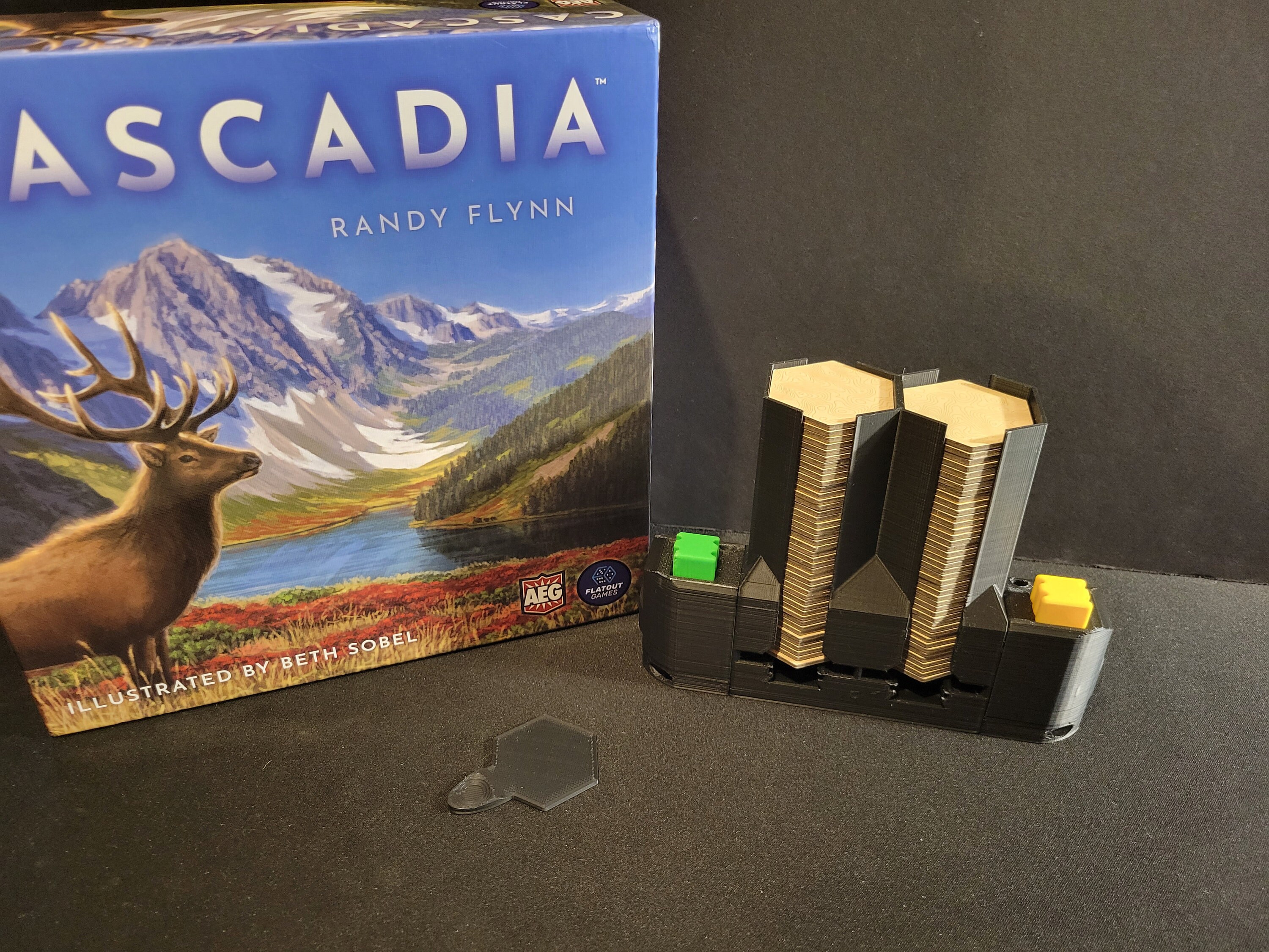 Cascadia - Board Game Tile Tower and Dispenser - Etsy