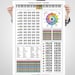 Piano Chords Poster, Piano Reference Chart, Large Music Education ...