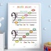 Bass Clef Notes Poster, Children Music Education Print, Classroom Decor ...