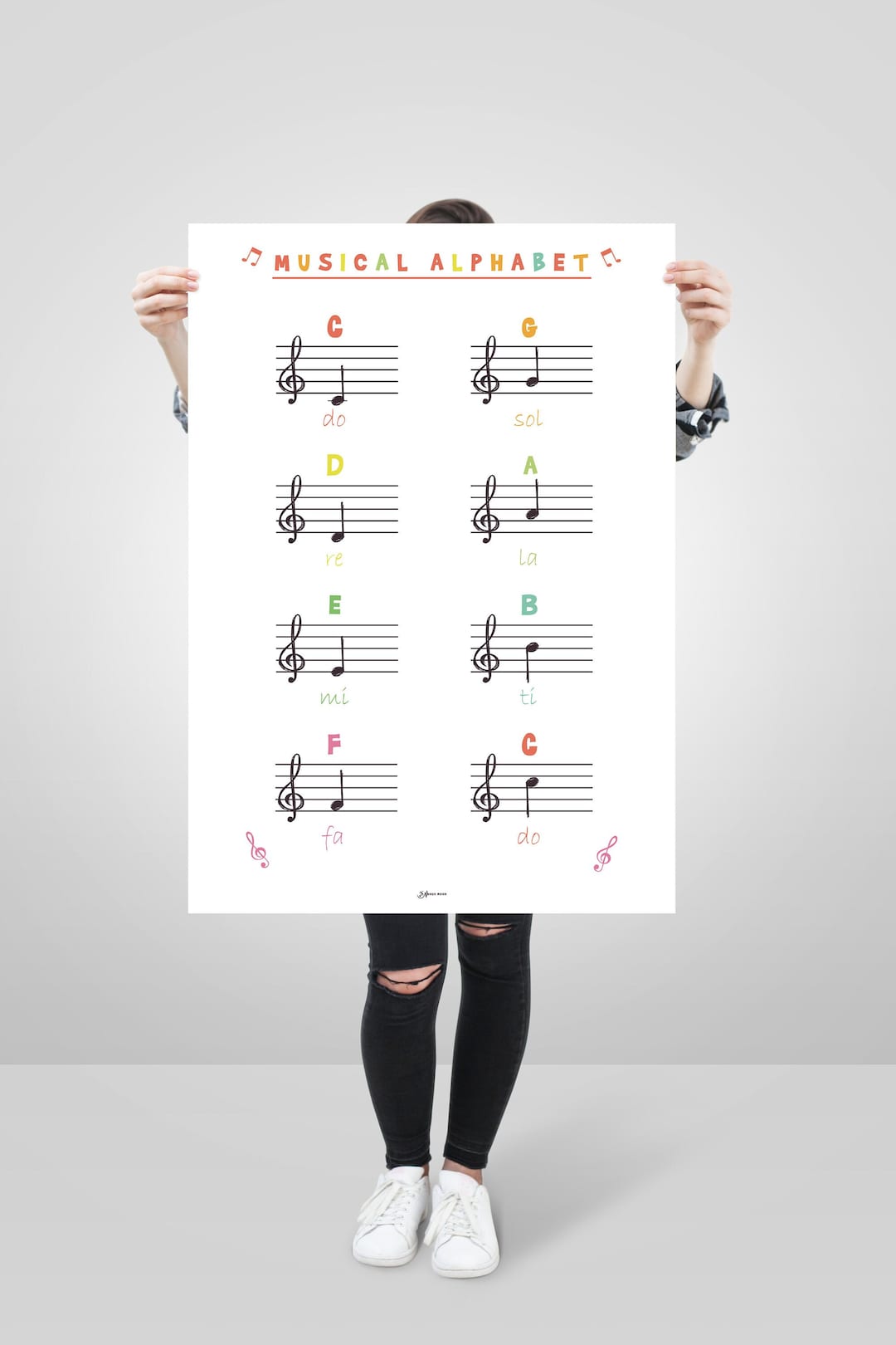 Musical Kids Educational Poster, Fun Music Learning Print, Music ...