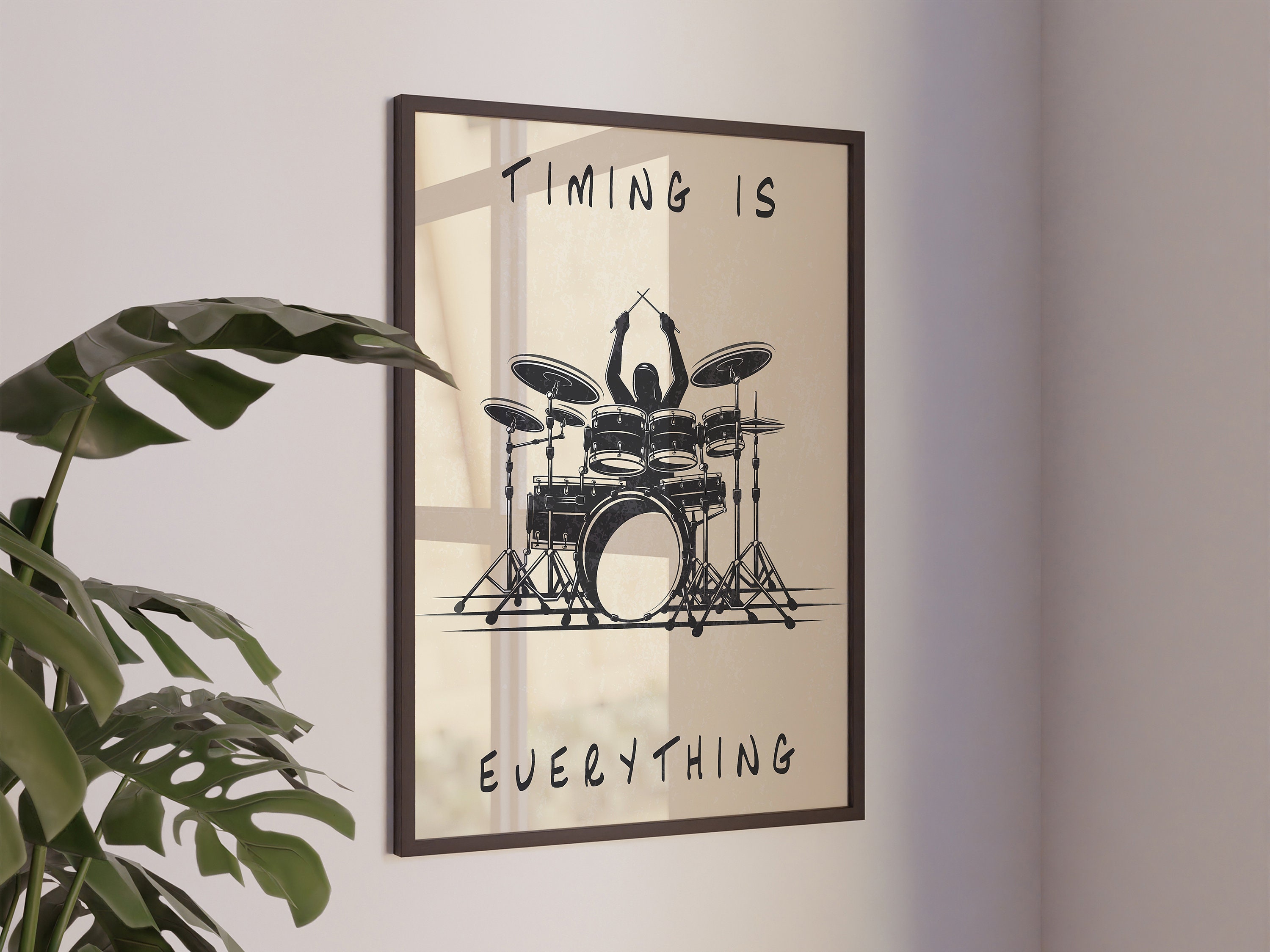 Drummer Poster, Inspirational Quote Print, Drums Quote Poster, Student ...