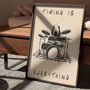 Drummer Poster, Inspirational Quote Print, Drums Quote Poster, Student ...
