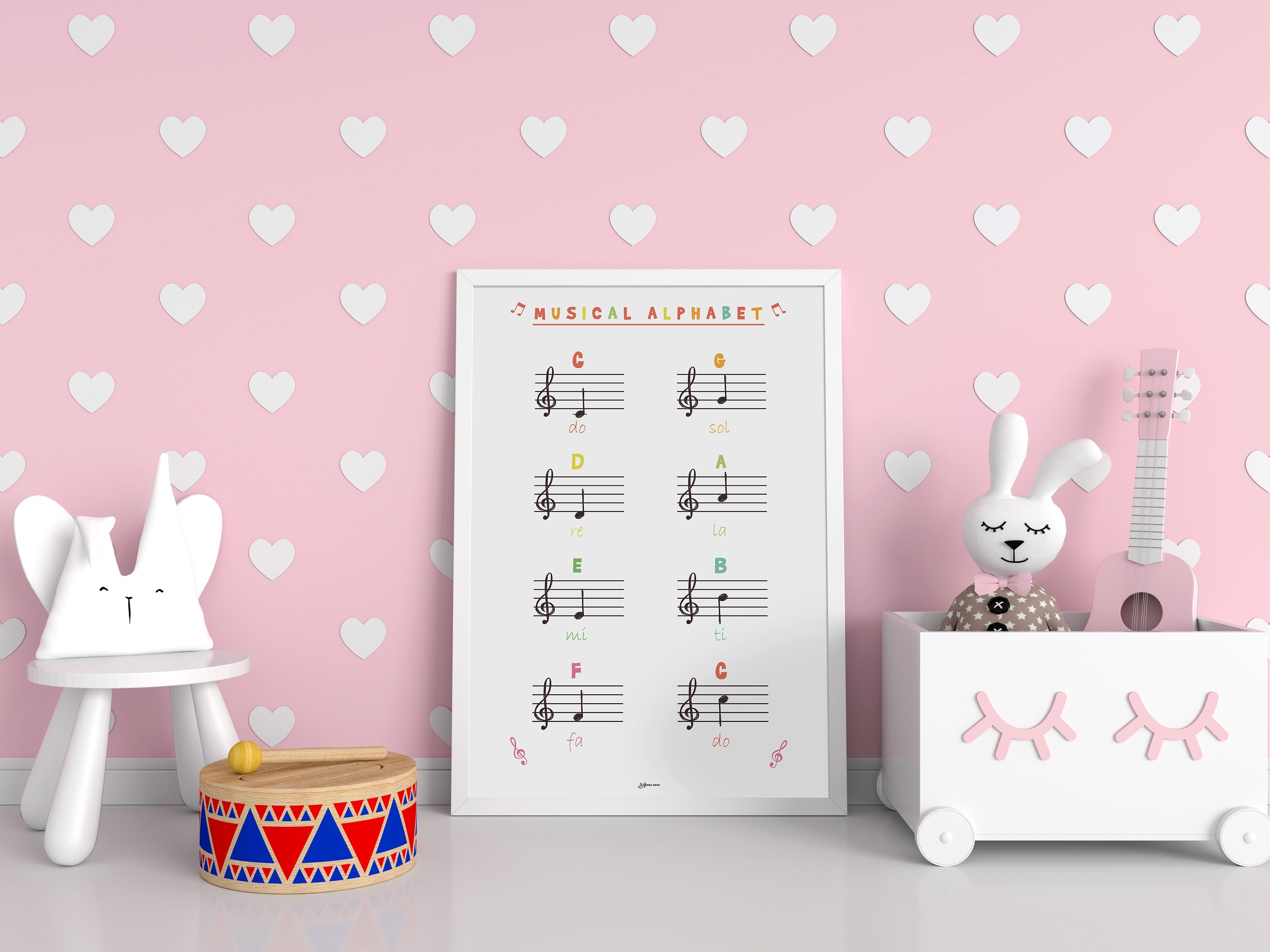 Musical Kids Educational Poster, Fun Music Learning Print, Music ...