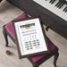 Piano Basics Poster, Music Theory Wall Art, Beginner Piano Learning ...