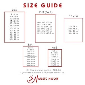 Guitar Notes Reference Chart, Horizontal Guitar Notation Poster, Notes ...