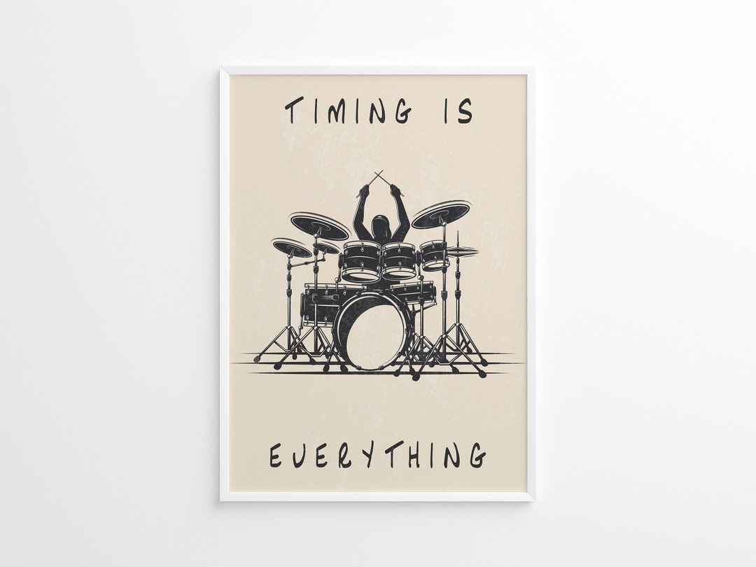 Drummer Poster, Inspirational Quote Print, Drums Quote Poster, Student ...