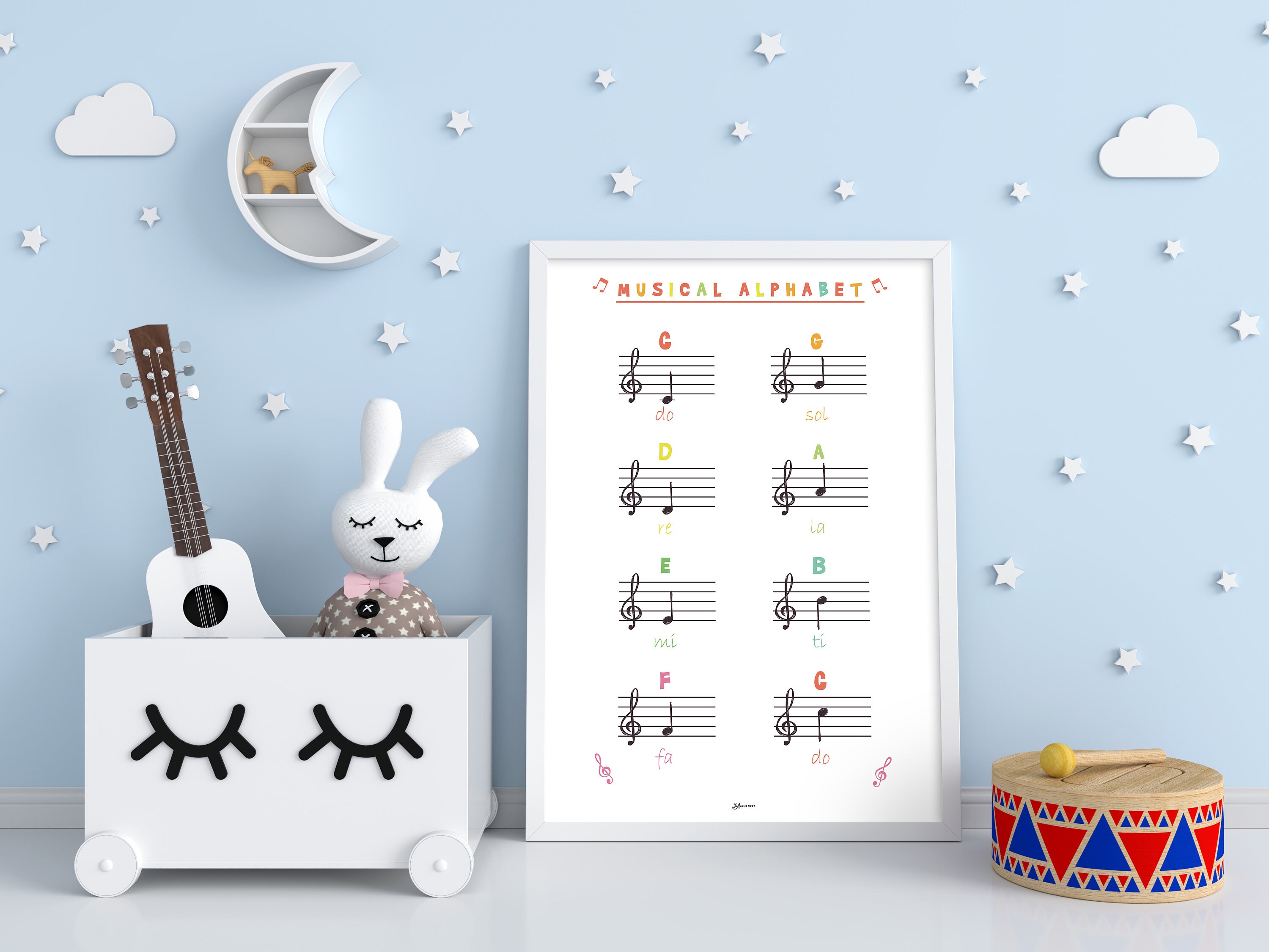 Musical Kids Educational Poster, Fun Music Learning Print, Music ...