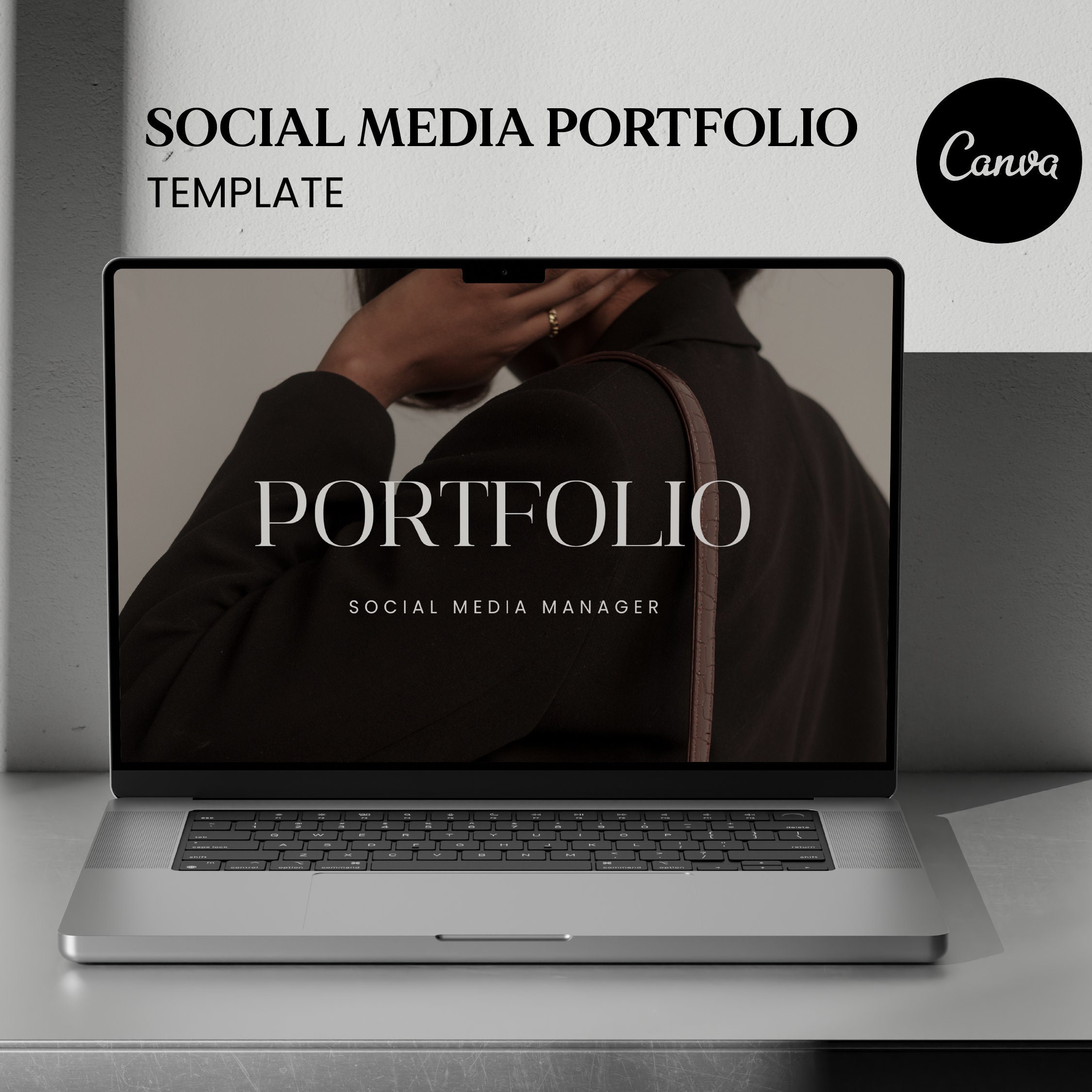 Portfolio Template for Social Media Managers and Virtual Assistants ...
