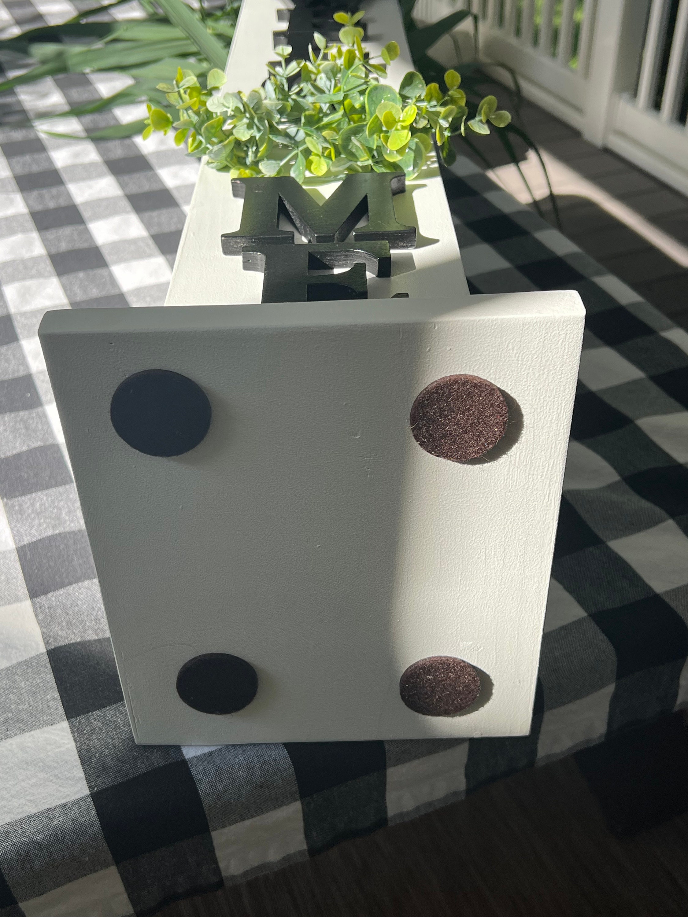 Welcome Wood Porch Box or Interior Vase - Etsy