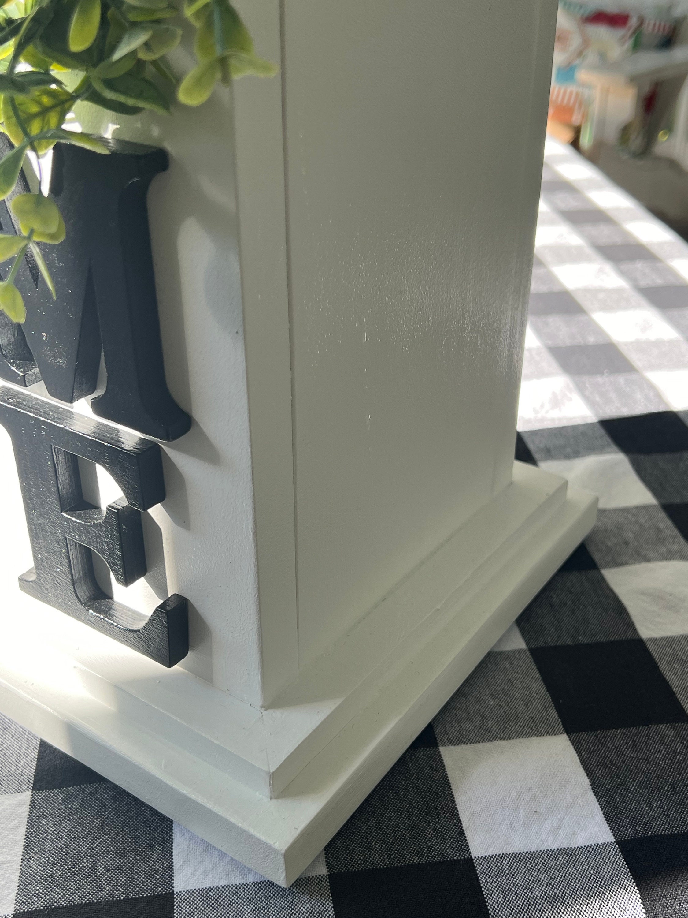 Welcome Wood Porch Box or Interior Vase - Etsy