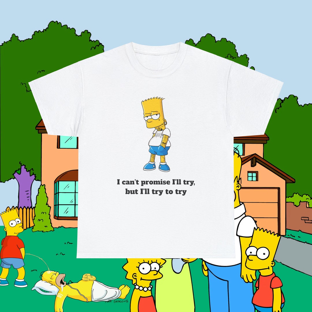 The Simpsons Shirt, Bart Simpson, Funny Quote, Anime Lovers, 'I Can't ...