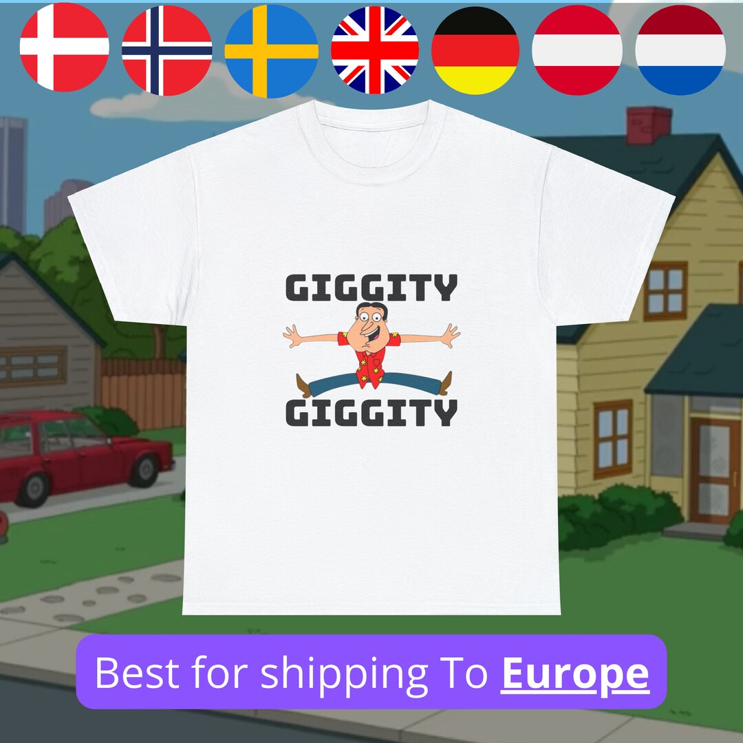 Family Guy Shirt, Glenn Quagmire Tshirt, Funny Quote T-shirt, Giggity ...
