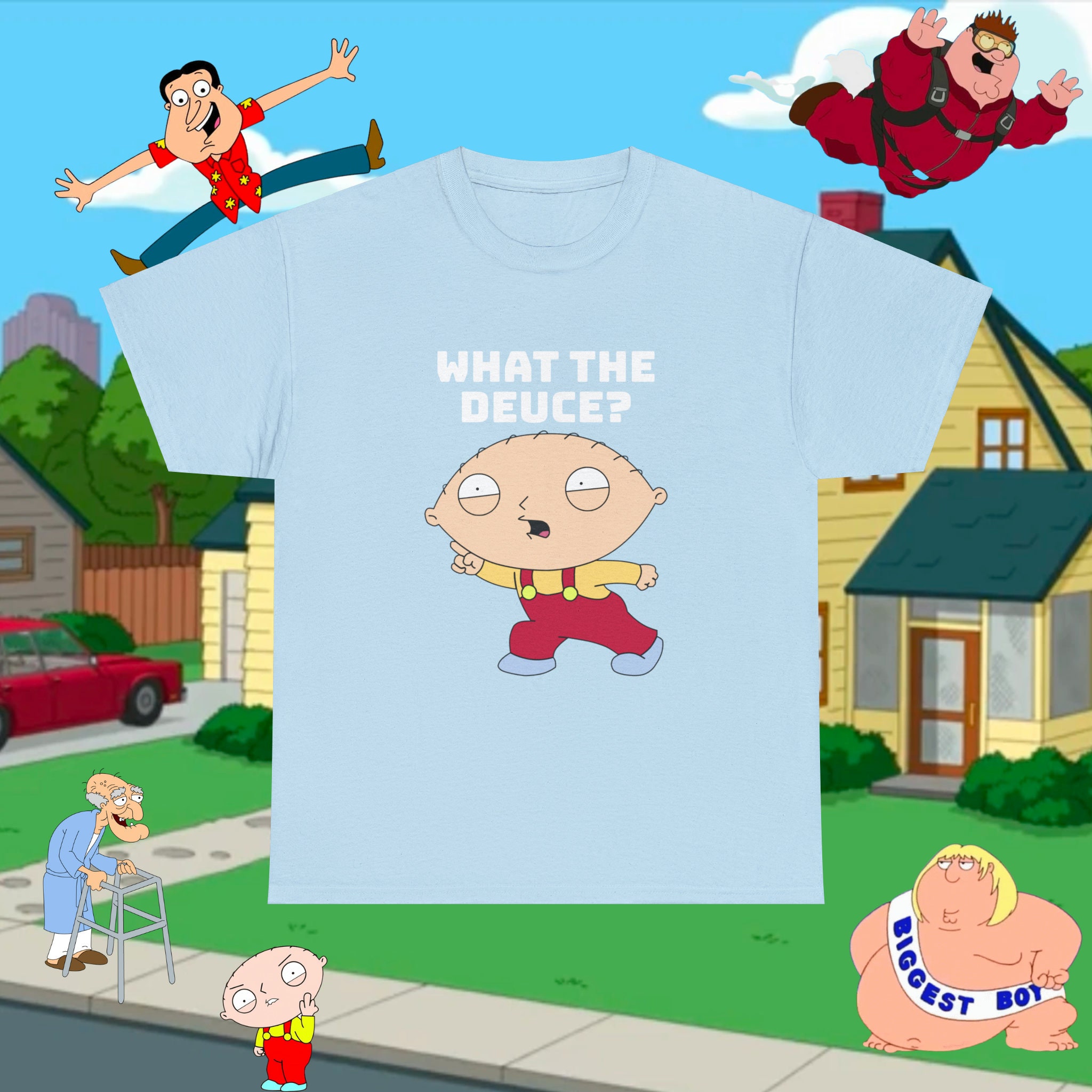 Family Guy Shirt, Stewie Griffin Tshirt, Funny Quote T-shirt, what the ...
