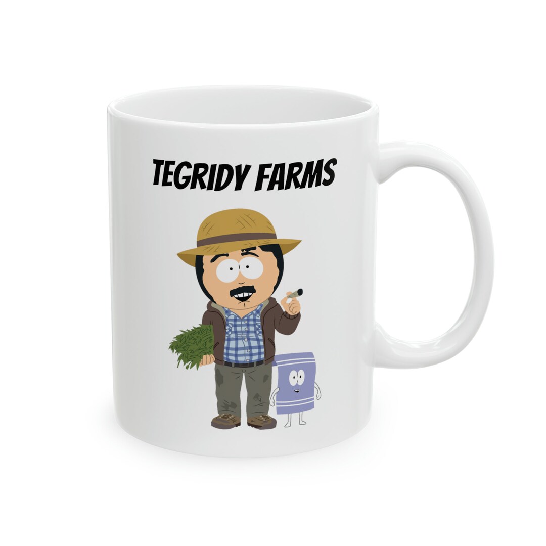 South Park Handmade Coffee Mug, Randy Marsh, Tegridy Farms, Iconic ...