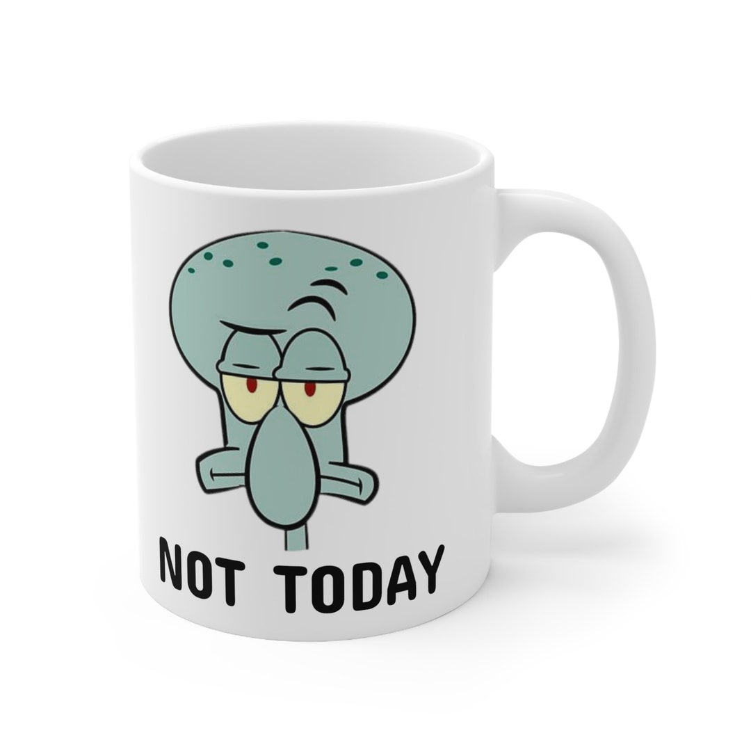 Spongebob Squarepants Character Coffee Mug, Squidward Tentacles ...