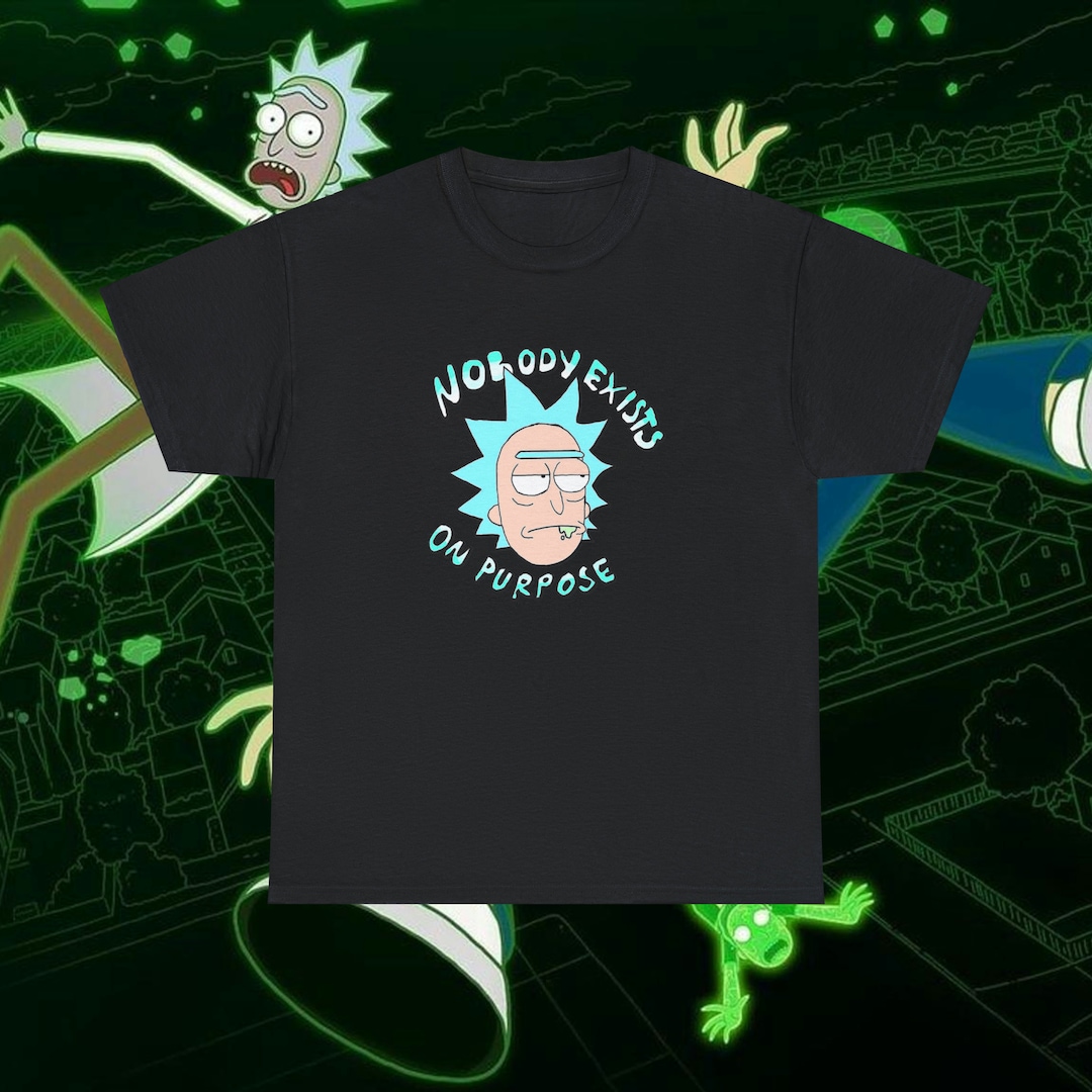 Rick and Morty Shirt, Rick Sanchez, Animation Shirt, Anime Lovers Wear ...