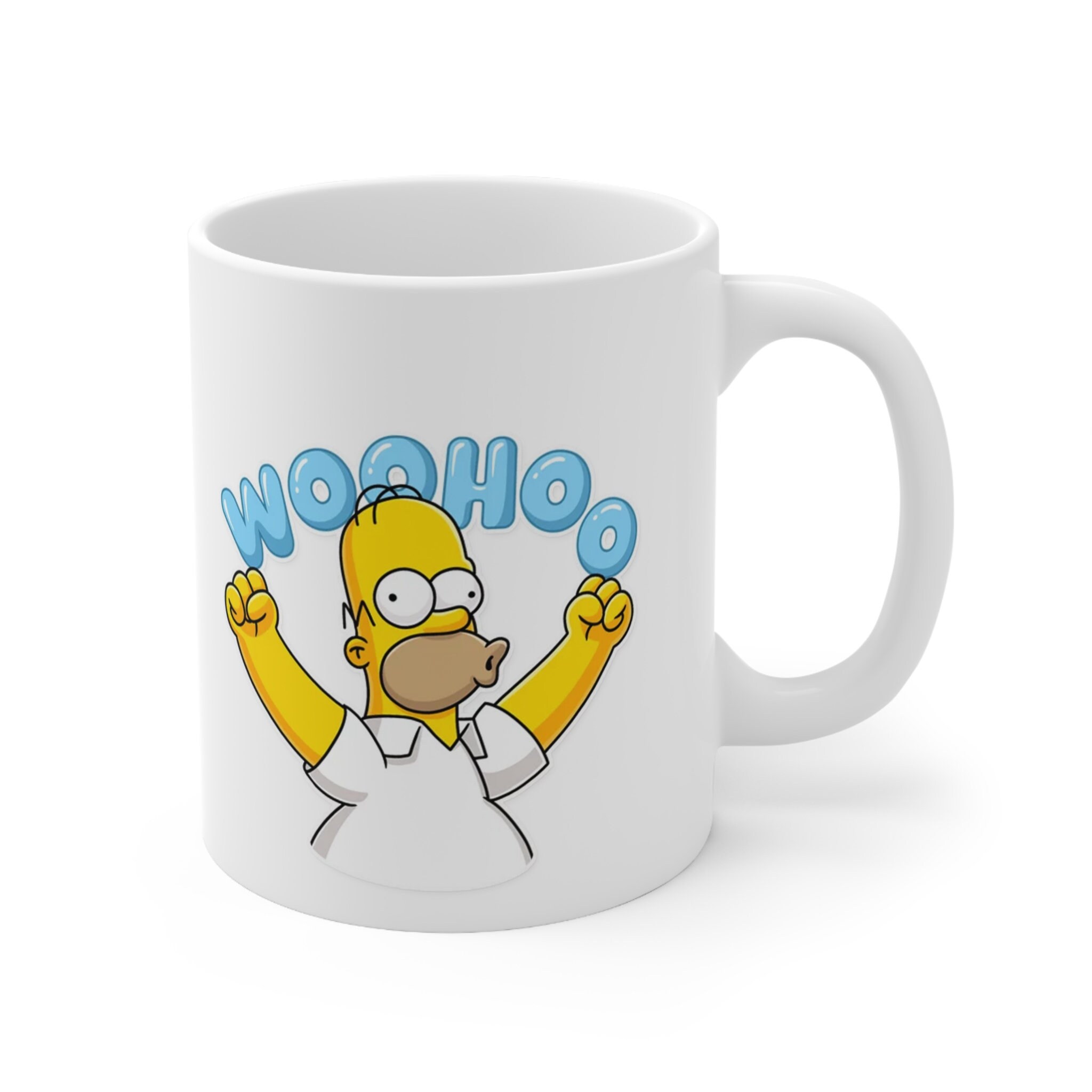 The Simpsons Mug, Homer Simpson, woohoo, Cartoon Character, Humorous ...