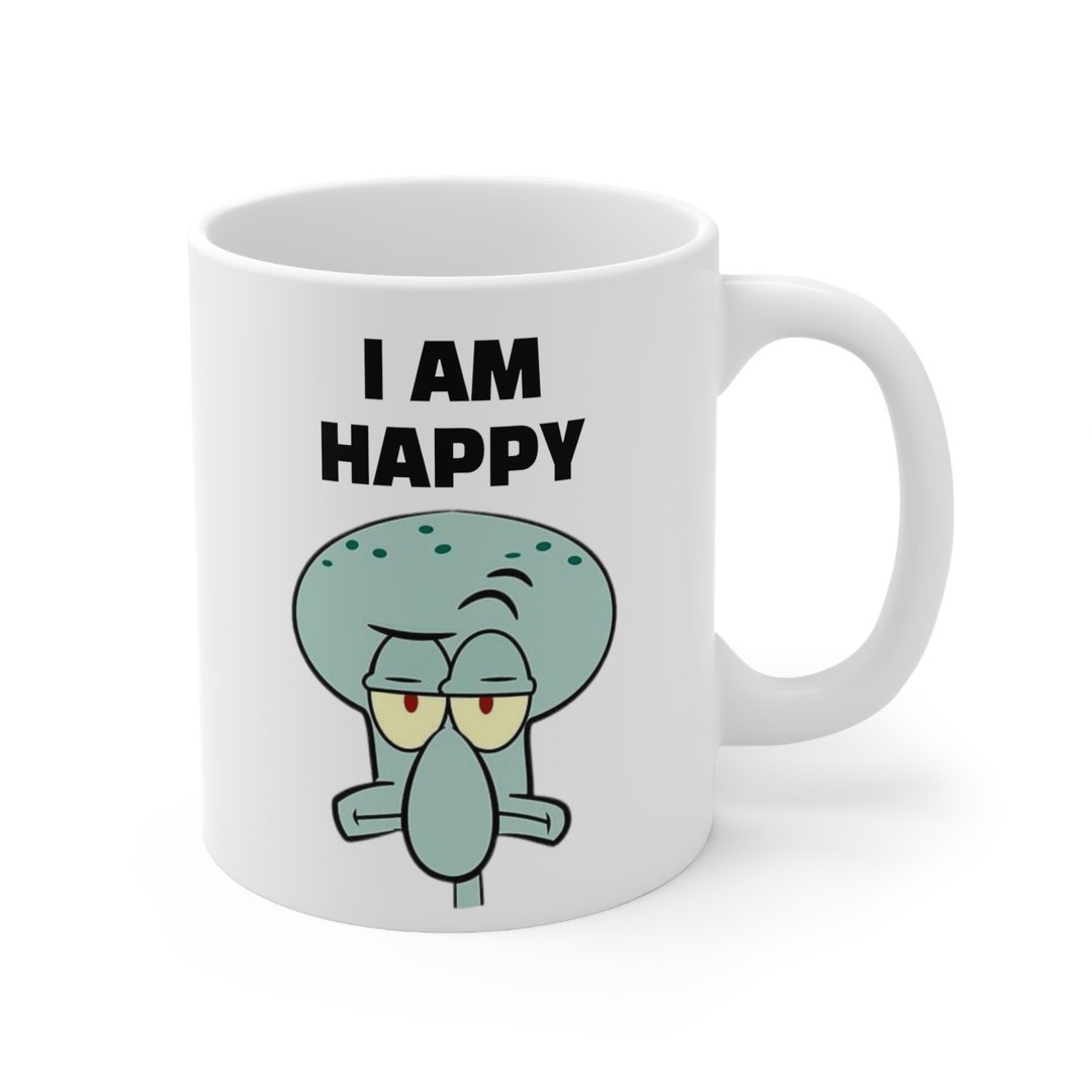 Spongebob Squarepants Character Coffee Mug, Squidward Tentacles ...