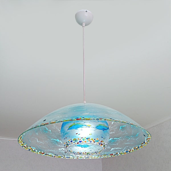 Sea Glass Light Fixtures - Etsy
