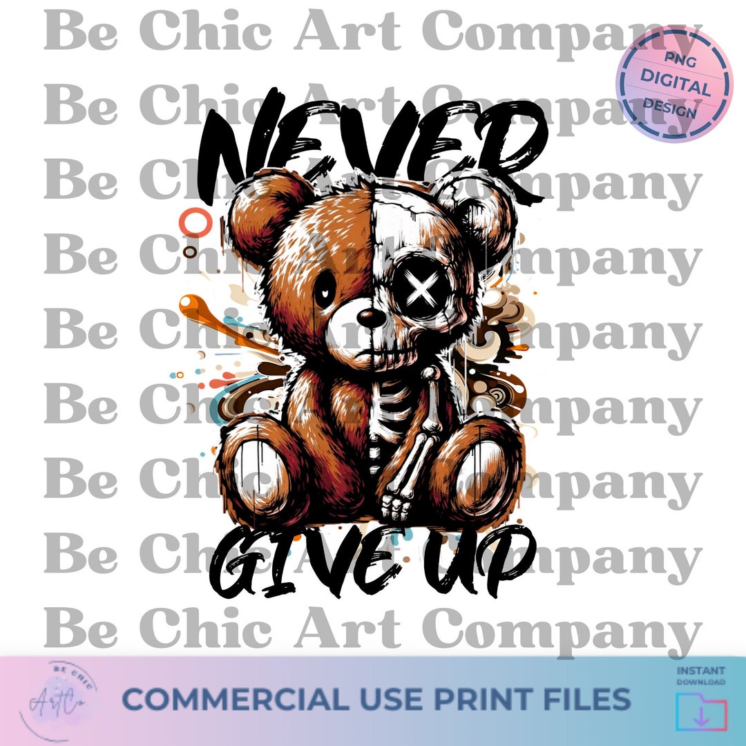Cute Teddy Bear PNG | Teddy Bear Skeleton Design | Skull Teddy Graphic ...