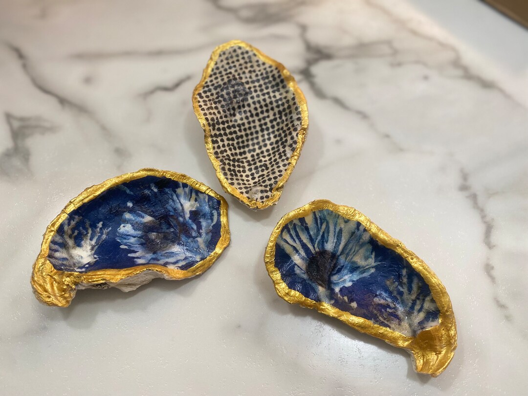 Oyster & Shell Jewelry Dishes - Etsy