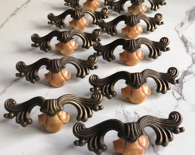 Vintage Bakelite Art Deco Waterfall Furniture Drawer Pulls - Etsy