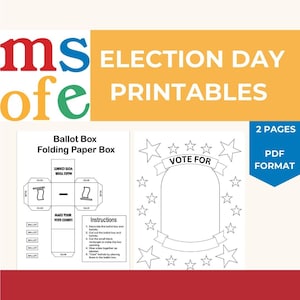 Election Day Printables | Primary | Early Childhood | Lower Elementary ...