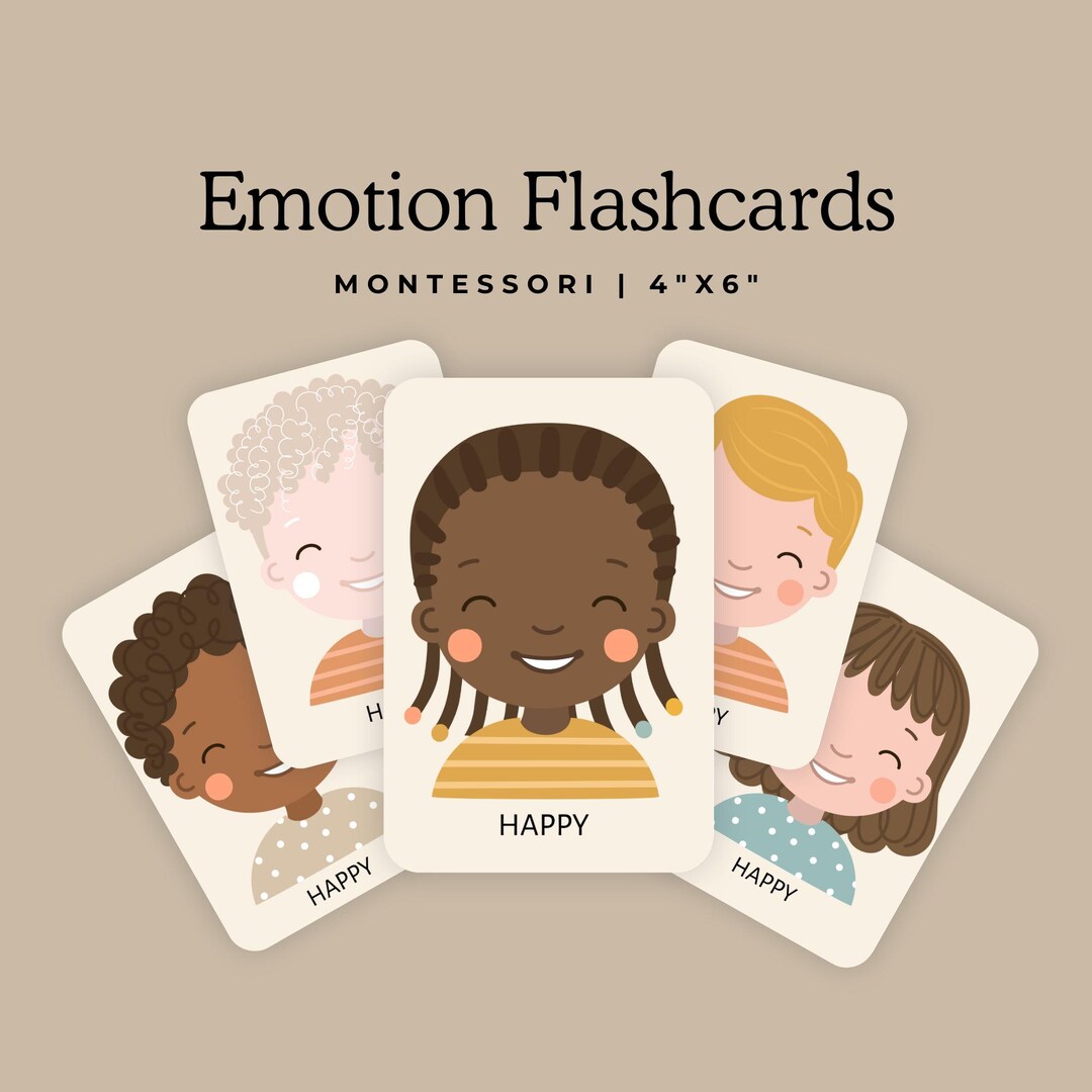 Montessori Emotions Flashcards | Emotional Learning for Primary ...
