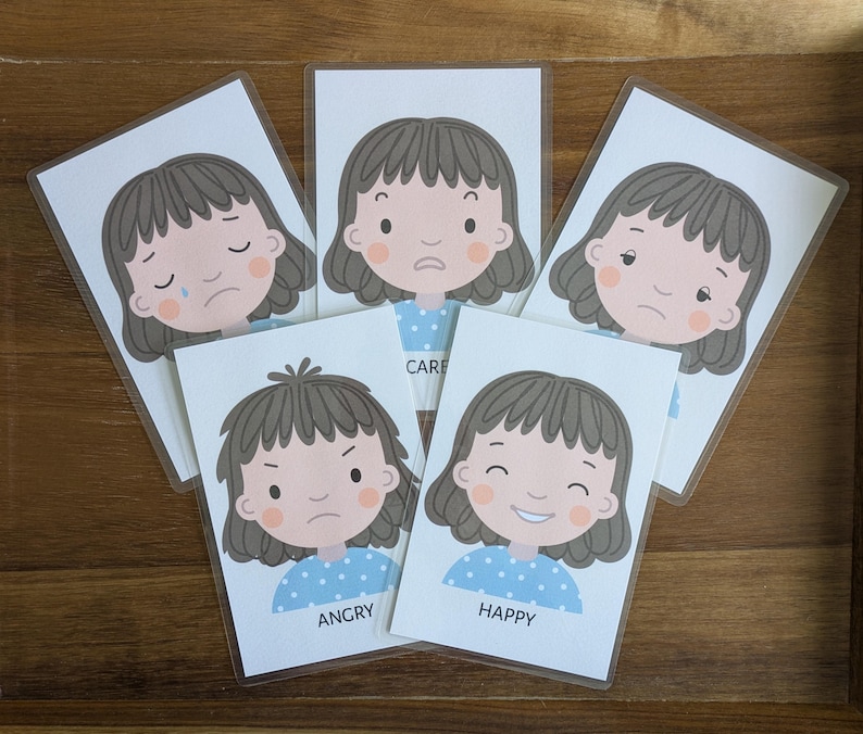 Montessori Emotions Flashcards | Emotional Learning for Primary ...