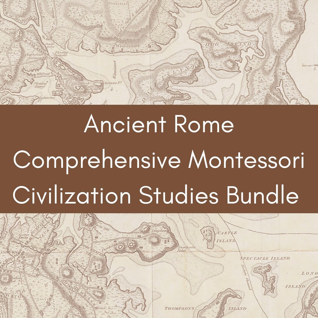 Montessori/homeschool Ancient Rome Civilization Lessons, Upper ...