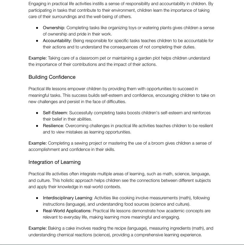 50 Montessori Practical Life Lessons You Can Do at Home, Toddler ...