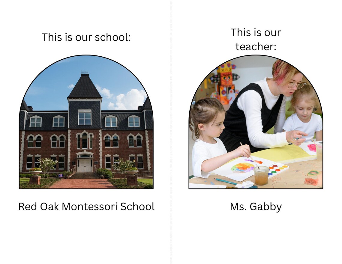 This is Our School Montessori New Student Orientation Cards Canva ...