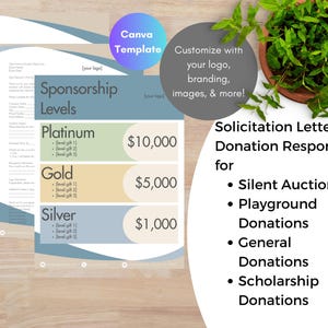 Customizable School Fundraising Canva Templates | Editable Nonprofit ...
