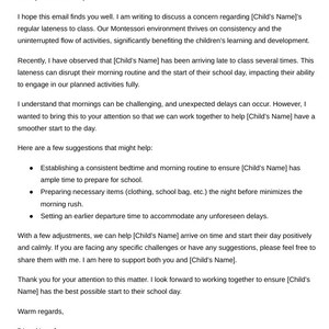 25 Email Templates for Montessori Early Childhood/primary Teachers ...