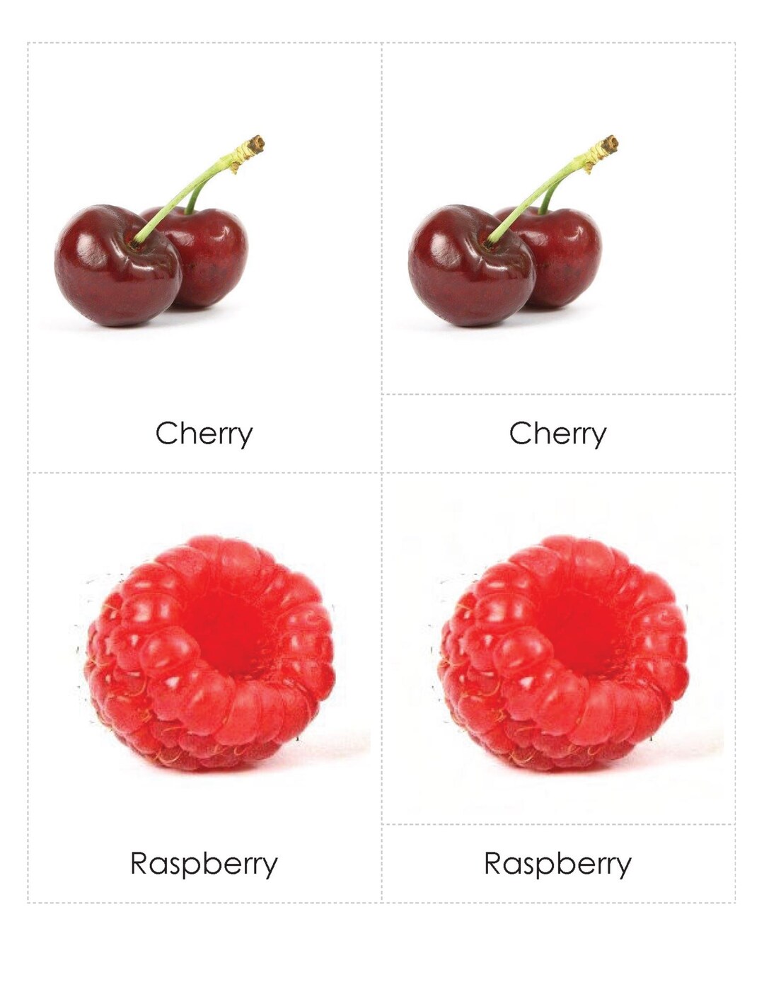 Montessori Food Nomenclature Cards With Real Food Images | Primary ...